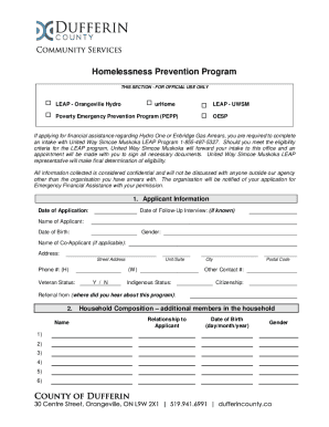 Fillable Online I Need HelpEmergency Assistance and Homelessness Fax ...