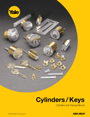 Fillable Online Cylinders / Keys. Cylinders and Keying Manual. An ASSA ...