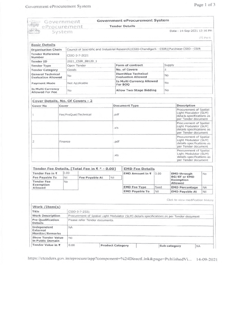 Fillable Online Government - CSIR-CSIO Fax Email Print - pdfFiller