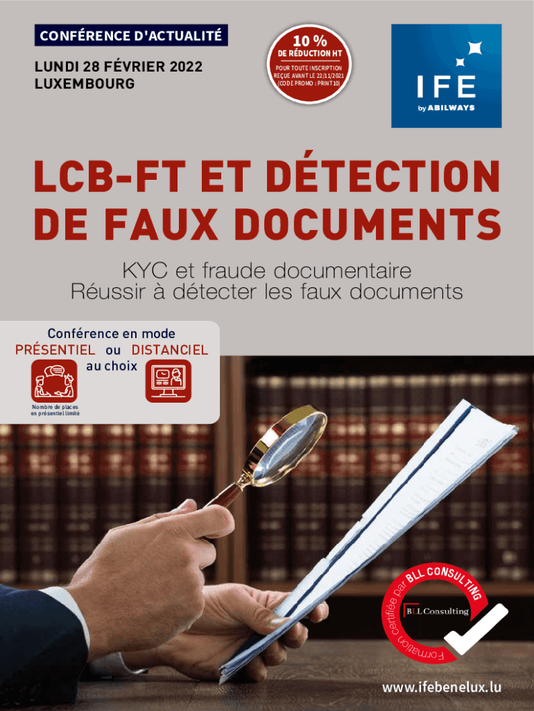 Remplissable En Ligne LCB-FT ET DTECTION DE FAUX DOCUMENTS Fax Email ...