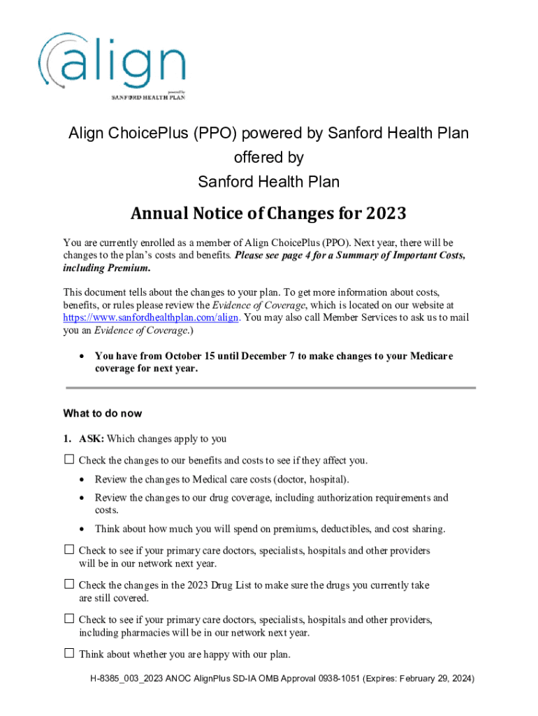 Fillable Online 2023 Preferred Provider Organization Medicare Advantage ...