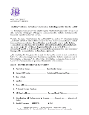 Fillable Online UB-DS-Students-with-ADHD-Form.pdf Fax Email Print ...