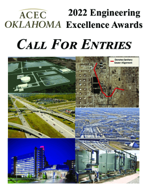 Fillable Online Call For Entries - American Council of Engineering ...