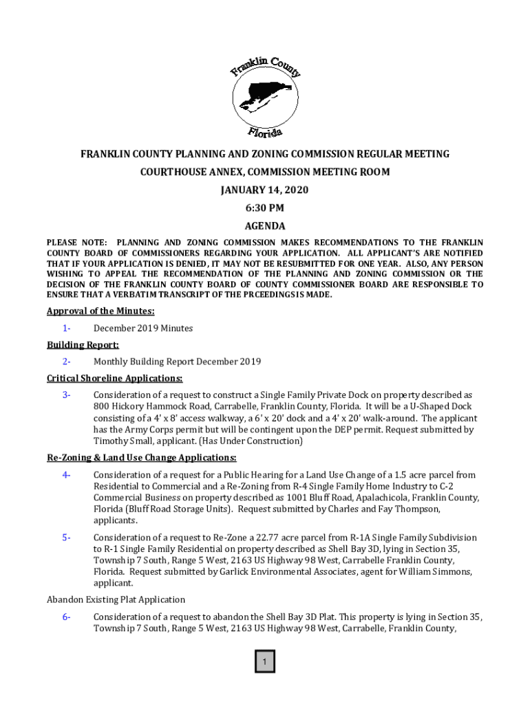 Fillable Online FRANKLIN COUNTY PLANNING AND ZONING COMMISSION ... Fax ...