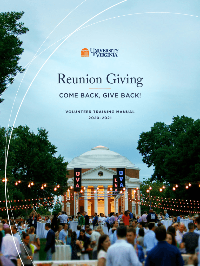Fillable Online Reunion Giving - UVA Giving - The University of ...