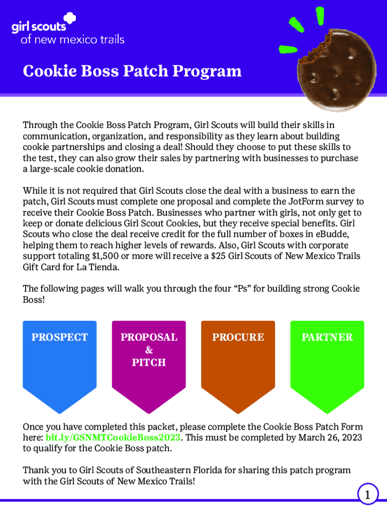 Fillable Online How to Get Corporate Support for your Cookie Sale Fax ...