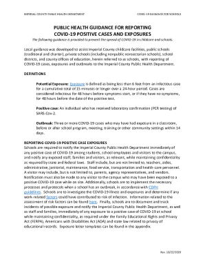 Fillable Online Modifications to student quarantine policies in K12 ...