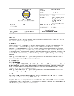 Fillable Online doc sd Parole :: SD Dept. of Corrections - State of ...