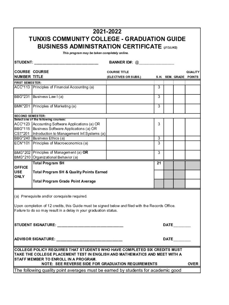 Fillable Online Business Administration (Certificate) Fax Email Print ...