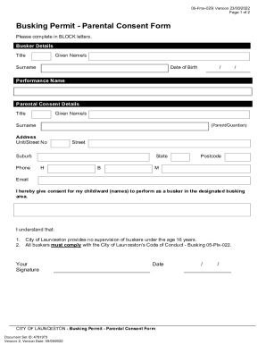 Fillable Online ECM4781973v205-Fmx-029 Busking Permit - Parental ...