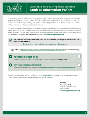 Fillable Online Master of Education (MEd) and the SEND Programme Fax ...