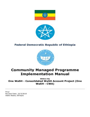 Fillable Online Sustainability of One WASH Facilities in the Rural ...