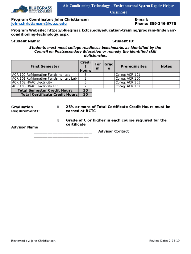 air-certificate-domestic-air-conditioner-and-furnace ... - KCTCS Doc ...