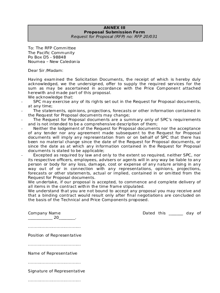 How to Write a 'Request For Proposal' Document - YouTube Doc Template | pdfFiller