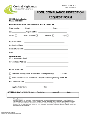 Fillable Online ECM672256v12Swimming Pool Compliance Inspection Request ...