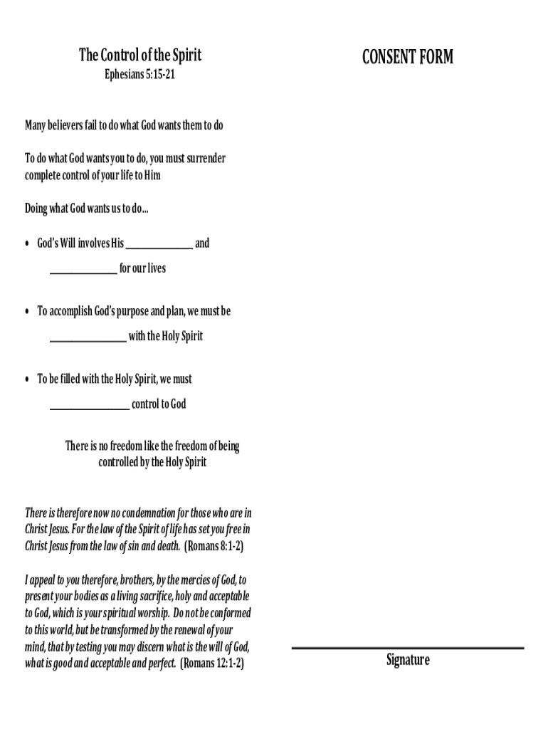 Fillable Online What Does the Bible Say About Submission To God? Fax ...