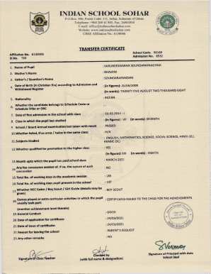 Fillable Online Box: 846, Postal Code: 3l l, Sohar, Sultanate of Oman ...