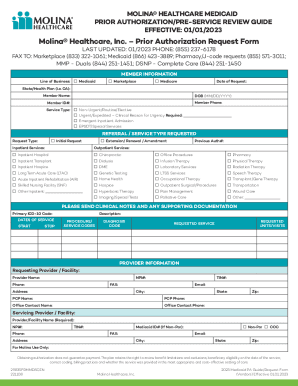 Fillable Online PROVIDER MANUAL - Molina Healthcare Fax Email Print ...