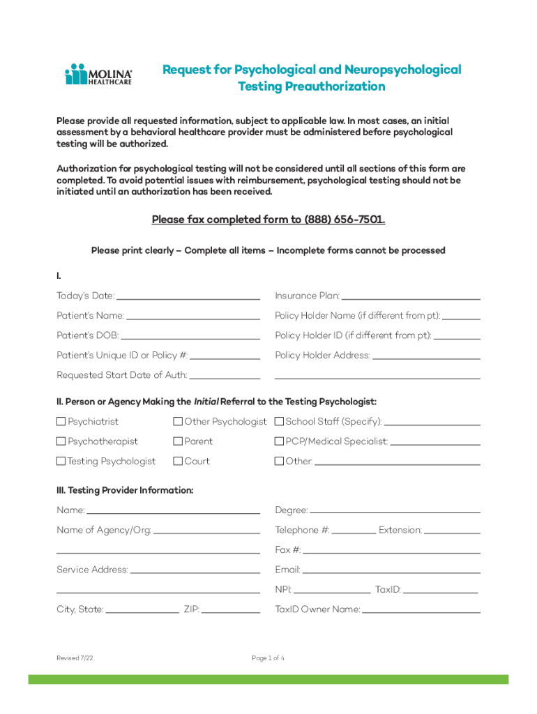 Fillable Online Behavioral Health Prior Authorization Requirements and ... Fax Email Print ...