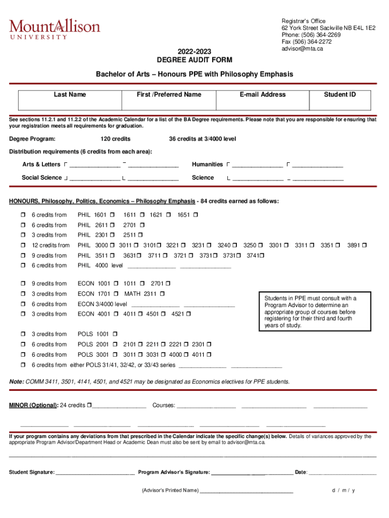 Fillable Online Mount Allison University: Tabular Data Fax Email Print - pdfFiller