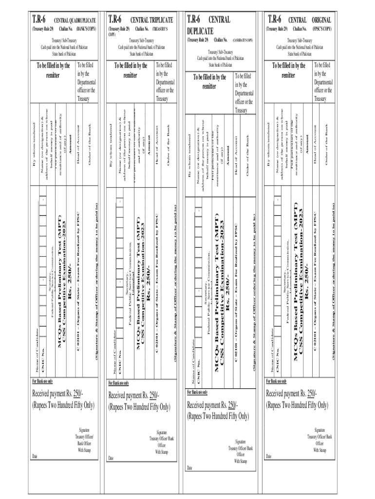 Fillable Online Challan form of MPT Fax Email Print - pdfFiller
