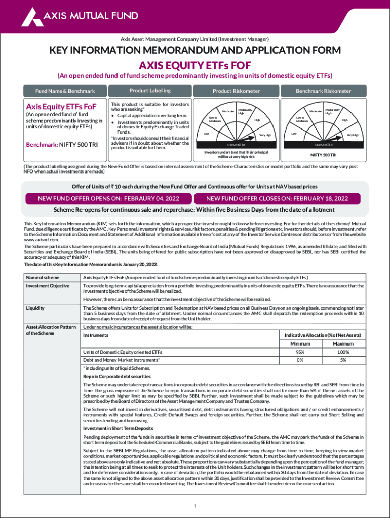 Fillable Online 20220120005-Axis Equity ETFs FoF-KIM and FORM- Fax Email Print - pdfFiller
