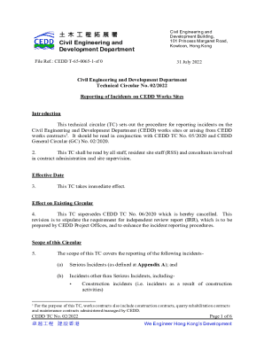 Fillable Online Civil engineering and development department (cedd ...