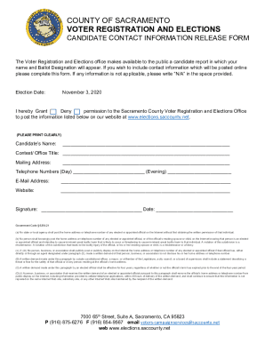 Fillable Online Candidate Statement Form fillable November 2016.pdf Fax ...