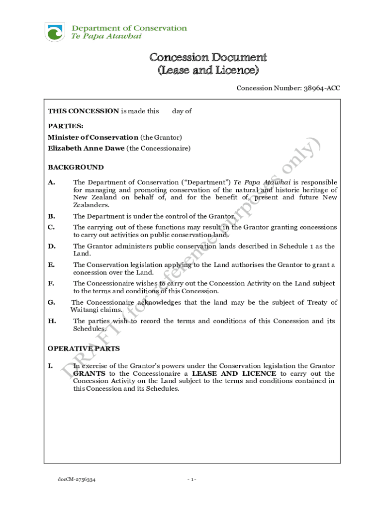 Fillable Online Concession application 7a Other - DOC Fax Email Print - pdfFiller