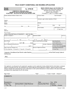 Fillable Online Polk County Land Information Department Fax Email Print - pdfFiller