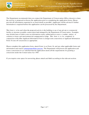 Fillable Online Penhallow Limited concession application form Fax Email Print - pdfFiller