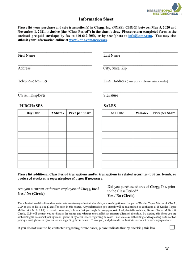 Fillable Online Chegg Announces Increased Authorization of Securities ... Fax Email Print ...