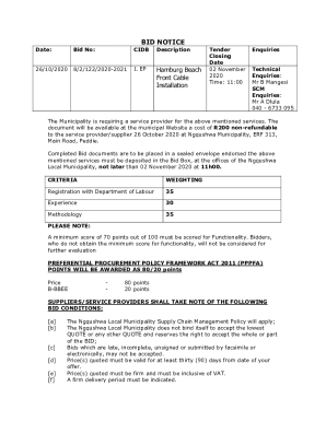 Fillable Online ngqushwamun gov ADVERTISEMENT FOR CONSTRUCTION BIDS Bids Fax Email Print - pdfFiller