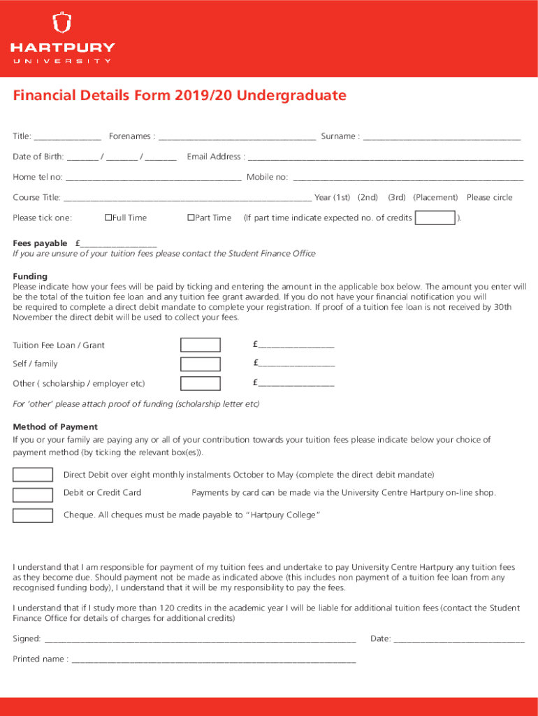 Fillable Online 2018-19 Application for Undergraduate Form I-20 Fax Email Print - pdfFiller