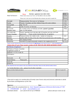 Fillable Online APPLICATION FORM 2022 copy.xlsx Fax Email Print - pdfFiller