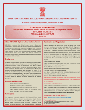 Fillable Online Three Days Offline Workshop on Fax Email Print - pdfFiller