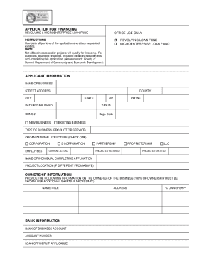Fillable Online Revolving Loan Funds Application Guide - Rural ...