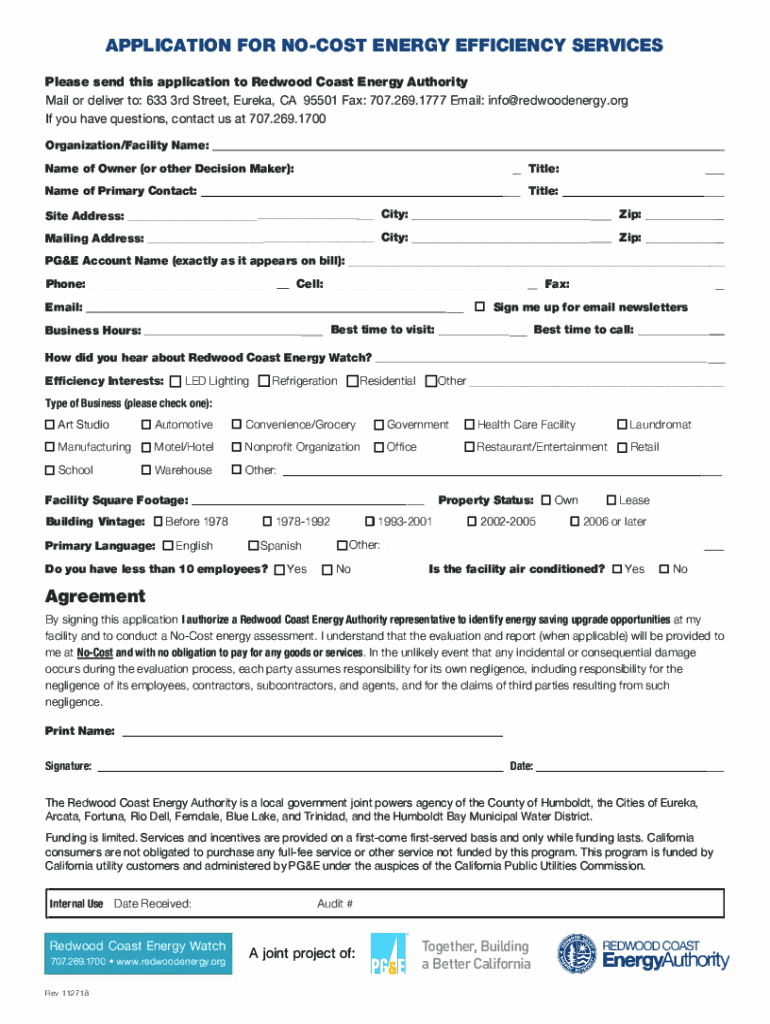 Fillable Online Your guide to energy savings and services for business ...