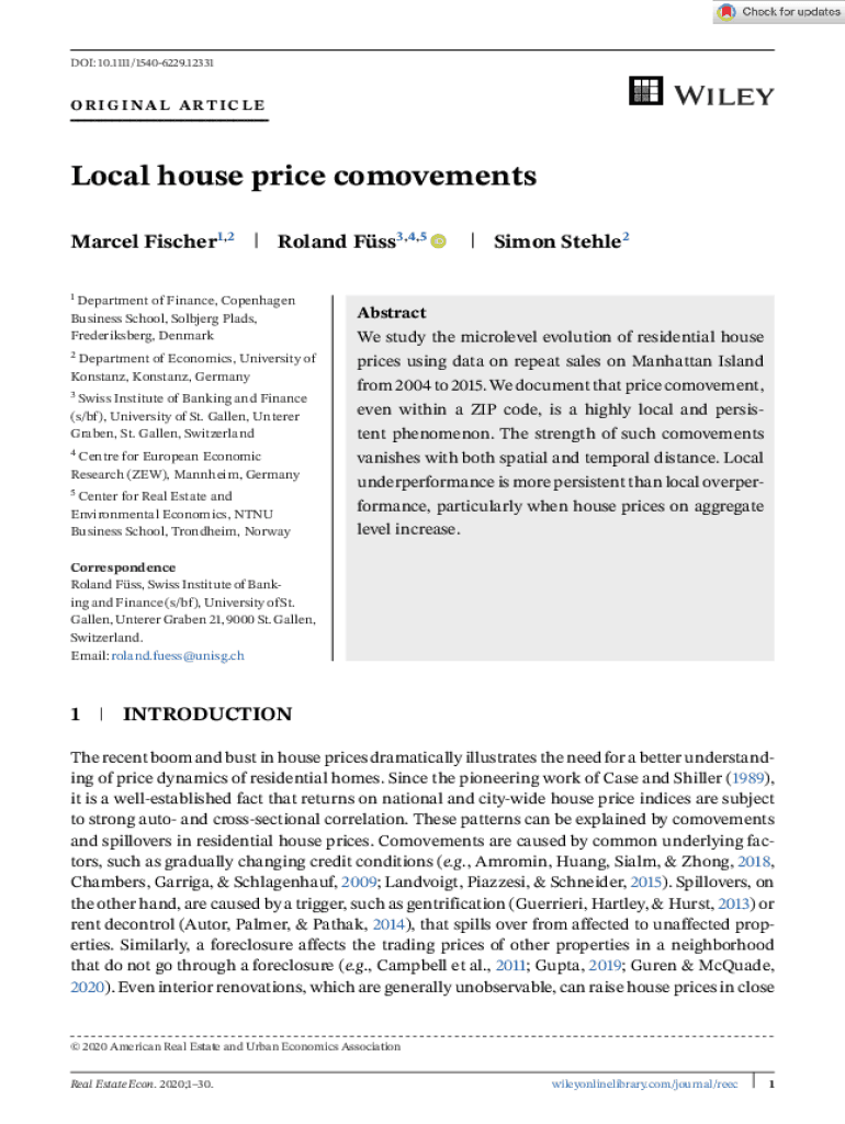 Fillable Online Cash to spend: IPO wealth and house prices Fax Email ...