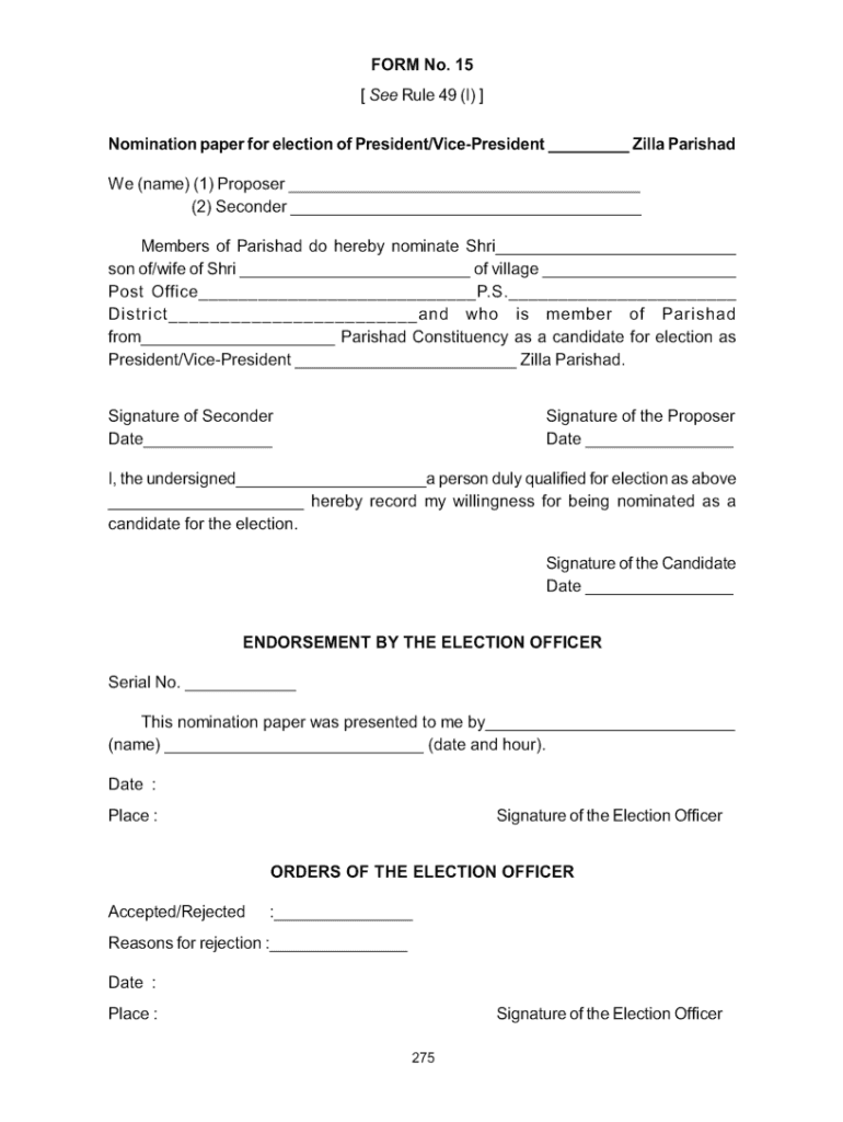 Fillable Online List of Forms . - Telangana State Election Commission Fax Email Print - pdfFiller