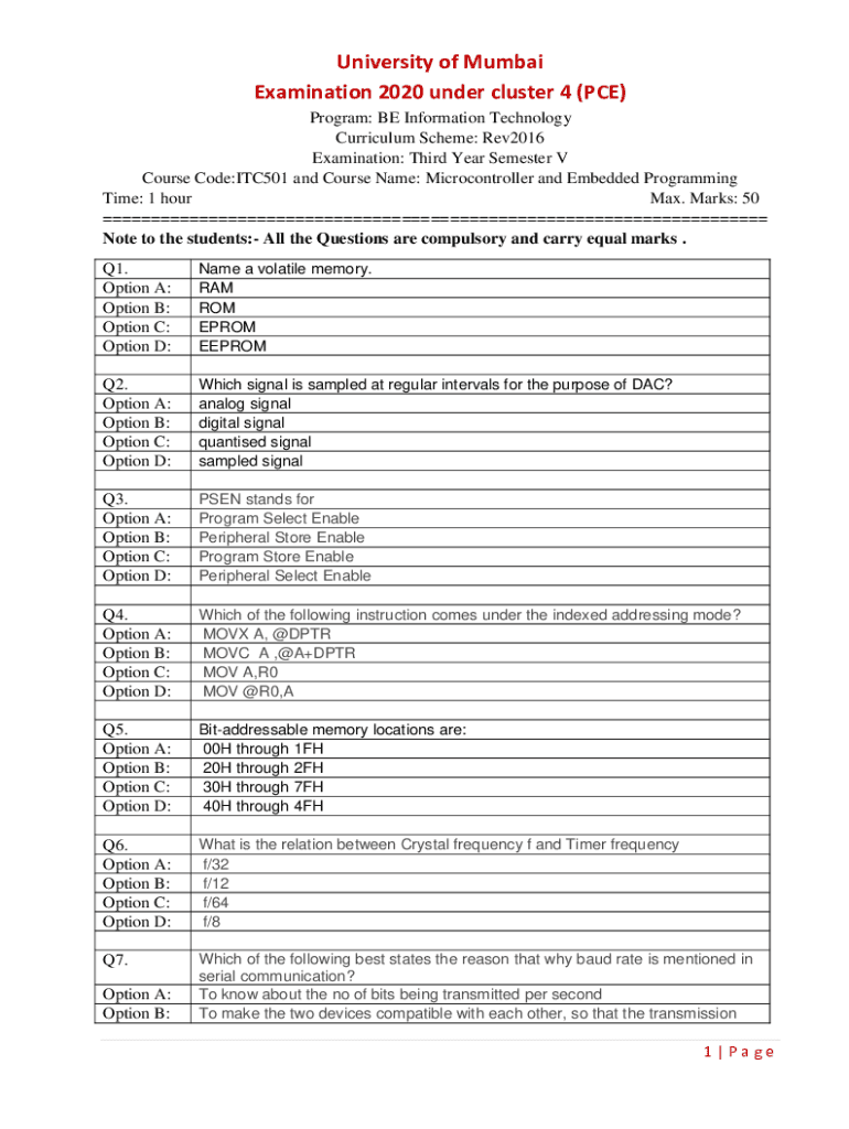 Fillable Online Fillable Online vcet edu Program: BE Information ...