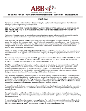 Fillable Online American Board of Bioanalysis (ABB) Fax Email Print ...