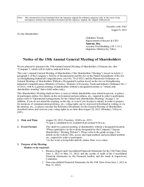 Fillable Online 1 This English translation is for reference purposes ...