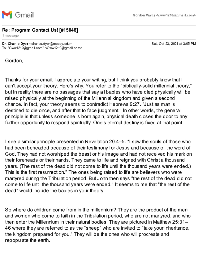 Fillable Online Re - Gordon Wayne Watts Fax Email Print - pdfFiller