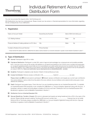 Fillable Online IRA Distribution Request Form - SpaceCraft Fax Email ...