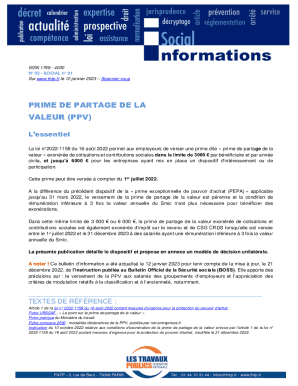 Remplissable En Ligne PRIME DE PARTAGE DE LA VALEUR (PPV) - FNTP Fax ...