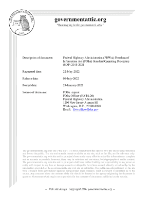 Fillable Online Freedom of Information Act (FOIA) Request Guide Fax ...