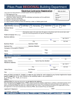 Fillable Online Electrical Certificates - City and County of Denver Fax ...