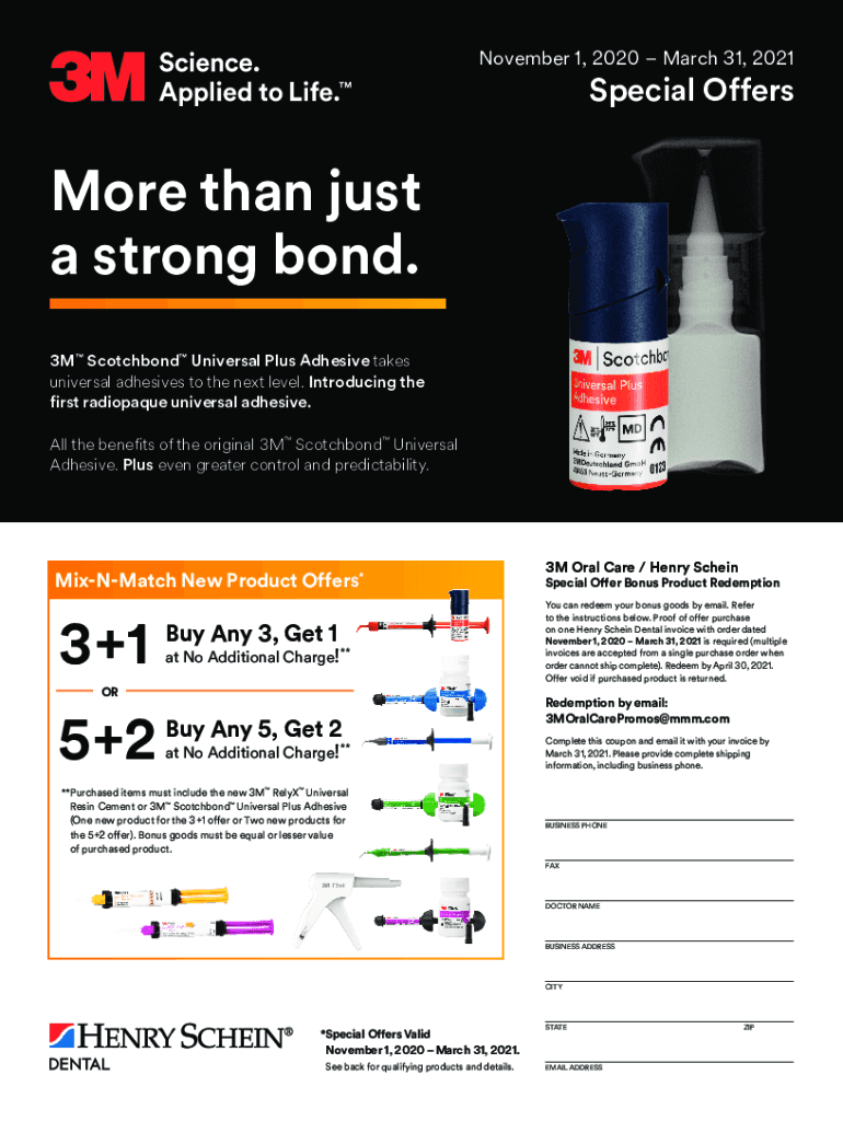 Fillable Online More than just a strong bond. - 3M Fax Email Print ...