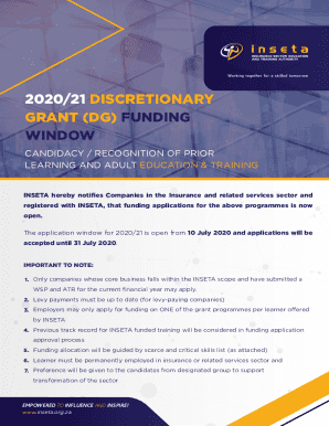 Fillable Online Getting Started with Discretionary Grant Applications ...